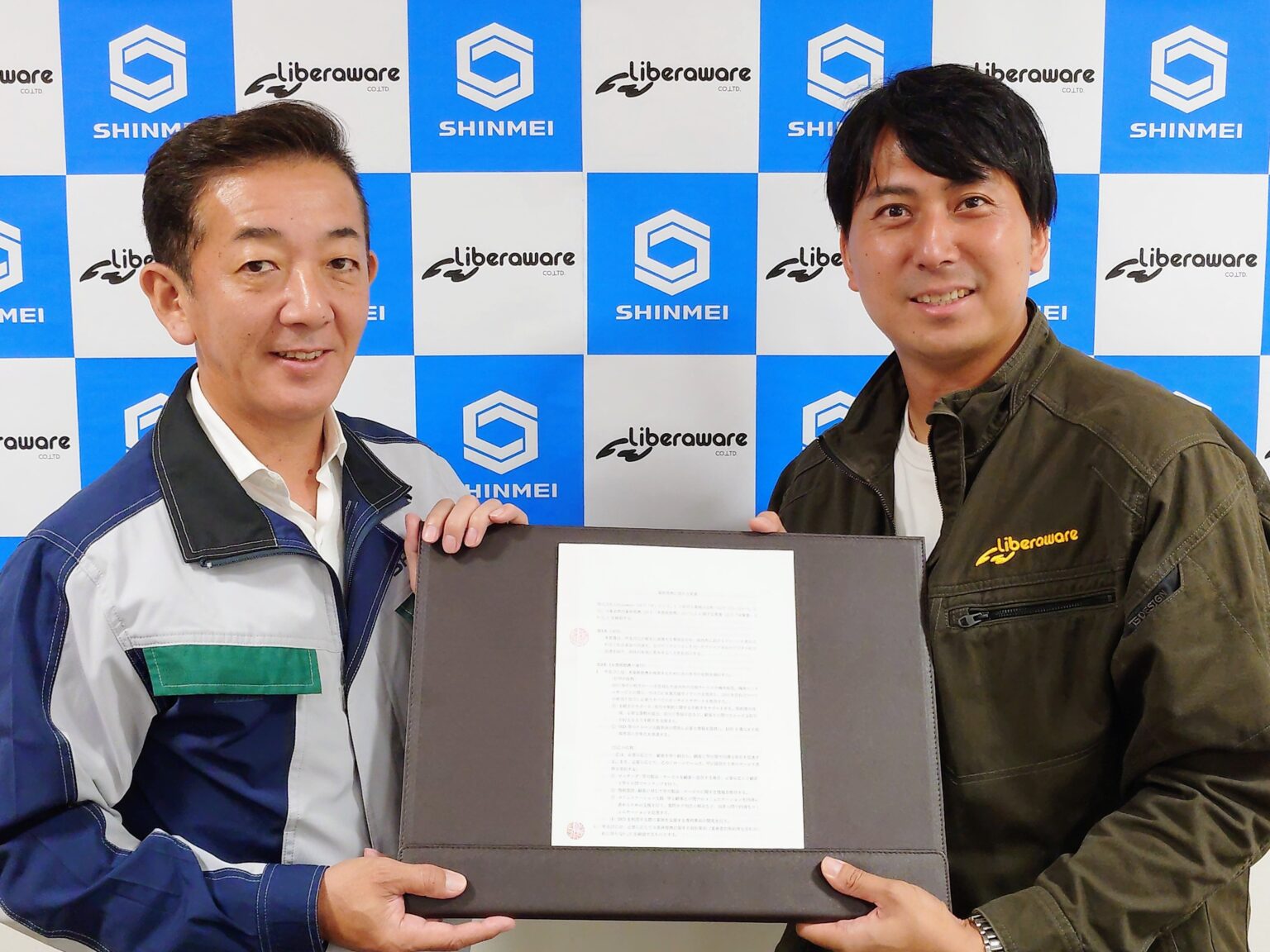 Liberawareと新明工業が業務提携に関する覚書を締結 ～IBIS専用車両開発を通じて、現場作業の更なる効率化を実現～ | 国産の点検・測量ドローン開発【Liberaware】